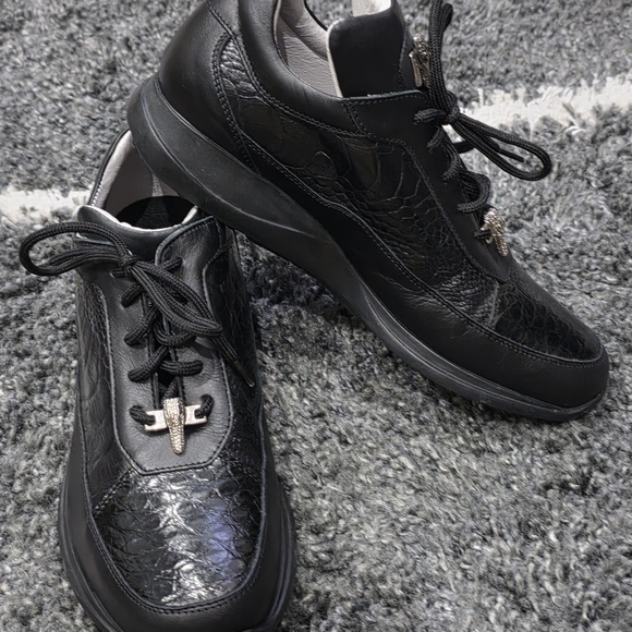 Mauri | Shoes | Mauri Superb 86 Brown Genuine Hornback Alligator And ...
